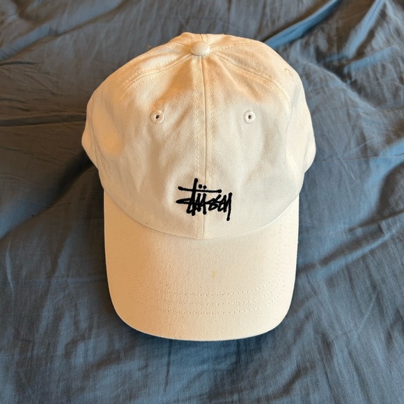 Stussy | Accessories | Stussy Stock Low Pro Cap Adjustable White ...